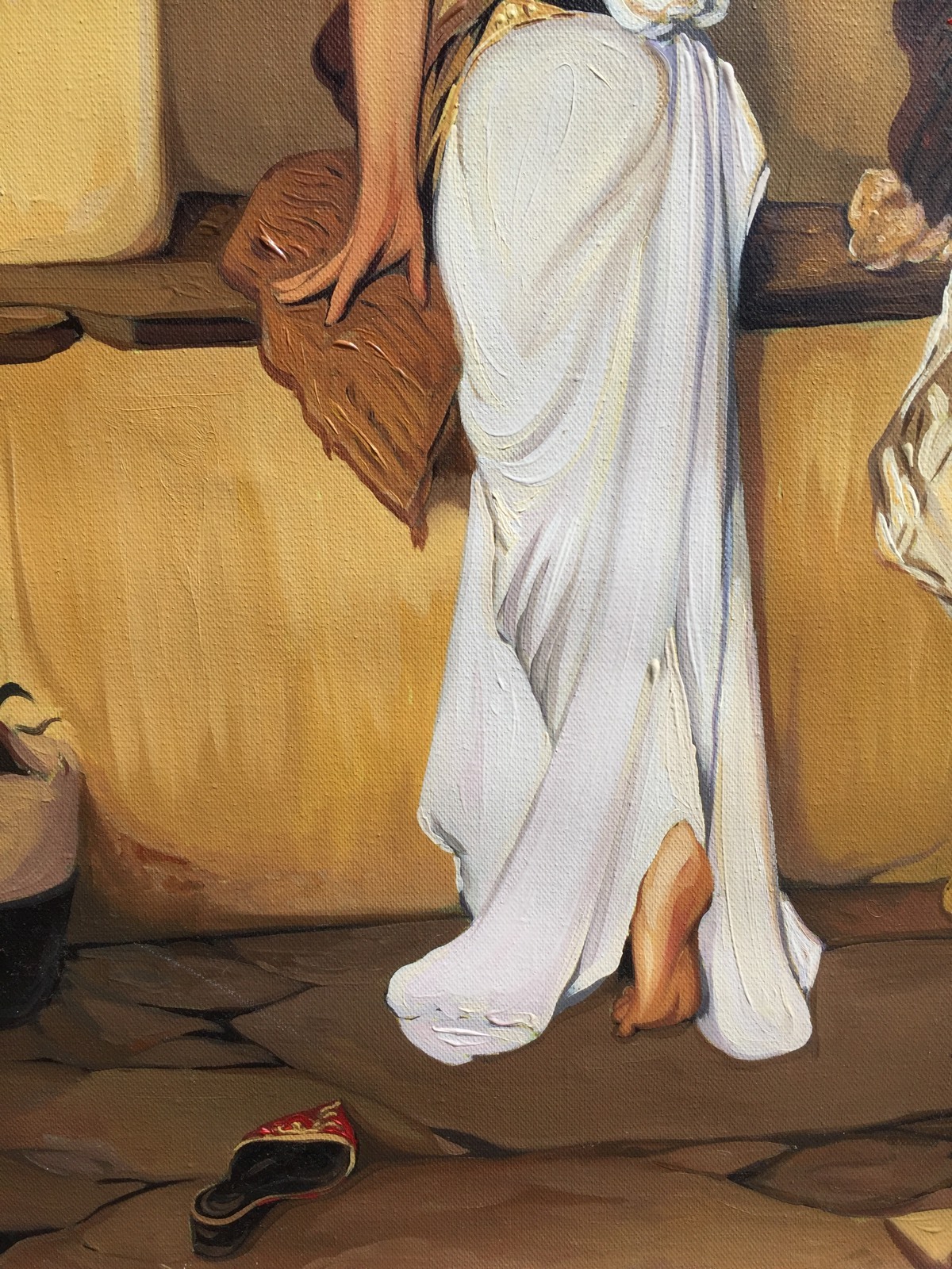 Sofokli Telo oil on canvas ( THE KISS ) | eBay