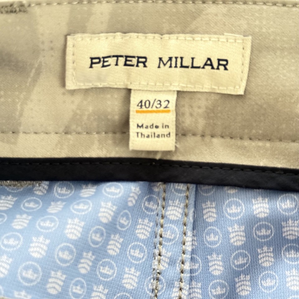 NWT Peter Millar EB66 Brushstroke Camo Five-Pocket Pants Gale Color ...