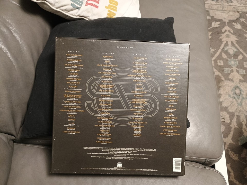 CSN CD Box Set by Crosby Stills and Nash 4 CD Disc with Booklet 1991 ...