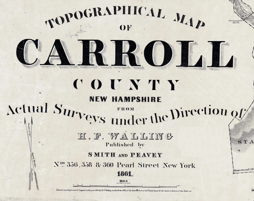 Carroll County Nh Map