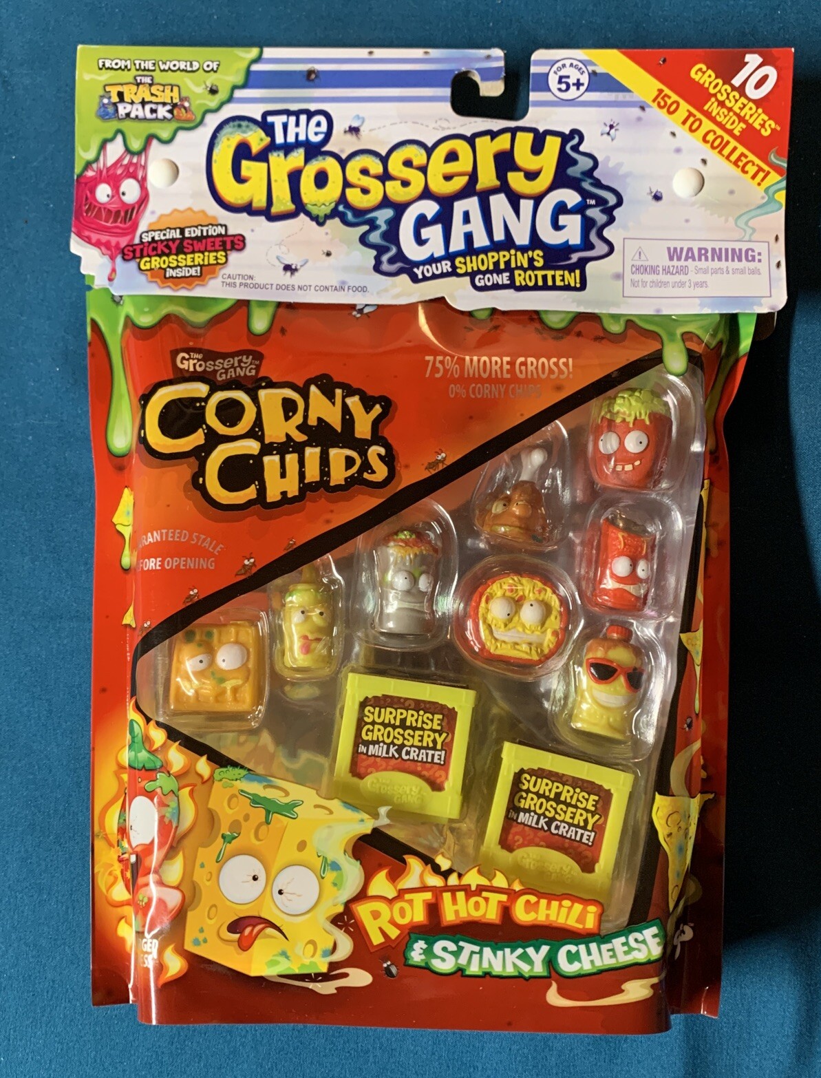 THE GROSSERY GANG SERIES 1 BLIND 10 PACK CORNY CHIPS SEALED RARE MINT ...