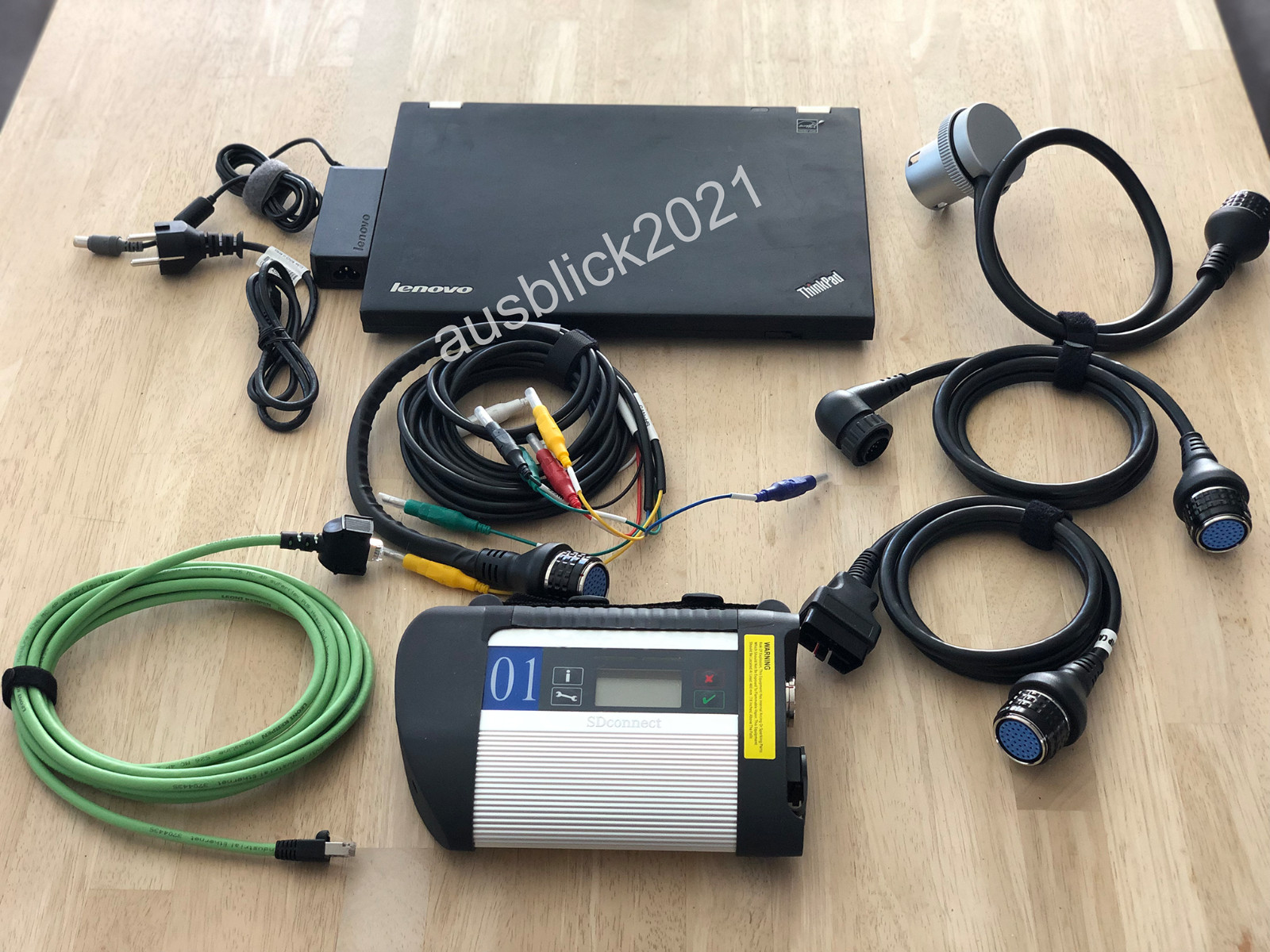 Multiplexer C4 Pro DoIP Wifi Xentry OpenShell 03-2023 T440 SSD 4GB Star ...