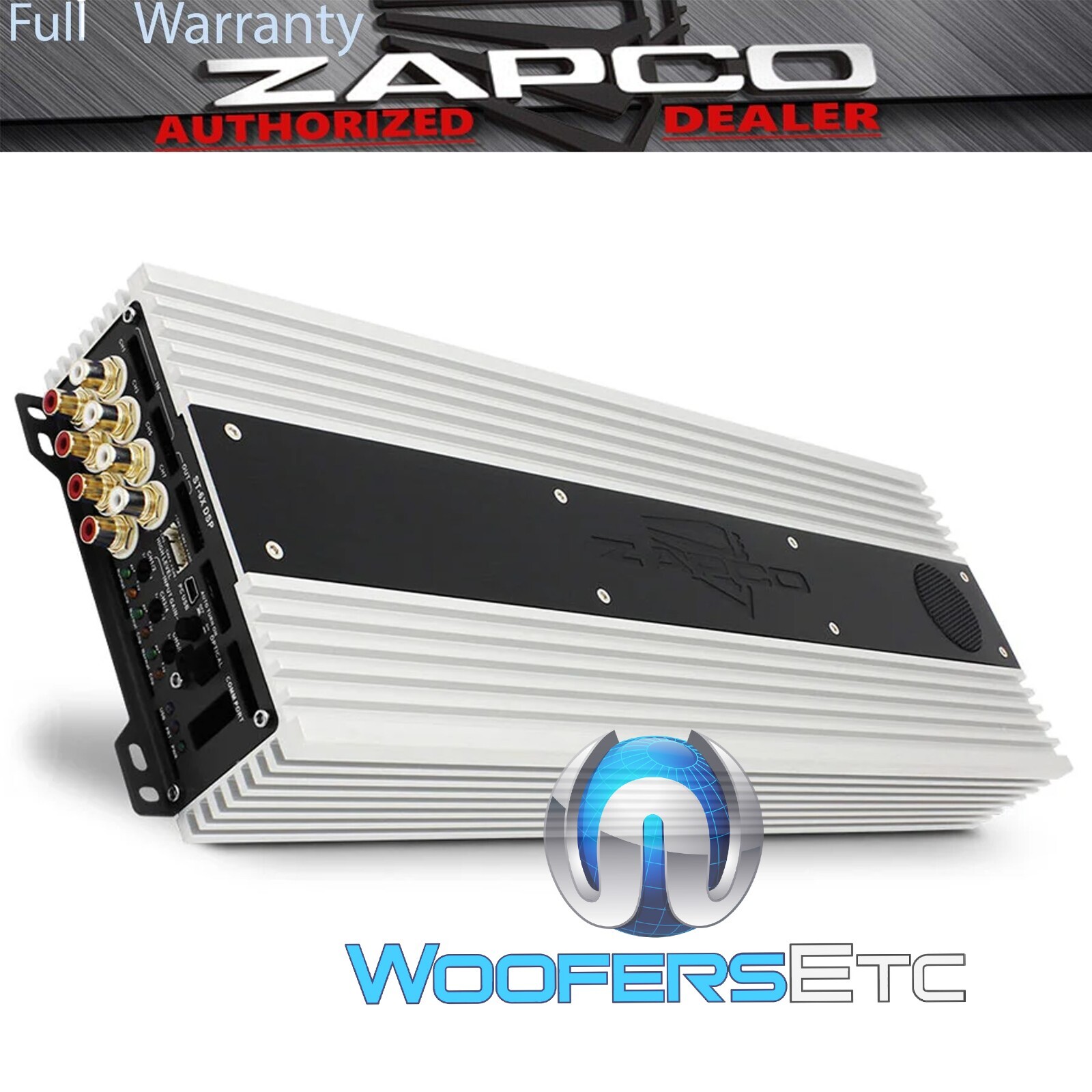 ZAPCO ST-6X-DSP-III 6-CHANNEL 150W RMS X 6 COMPONENT SPEAKERS CLASS AB ...