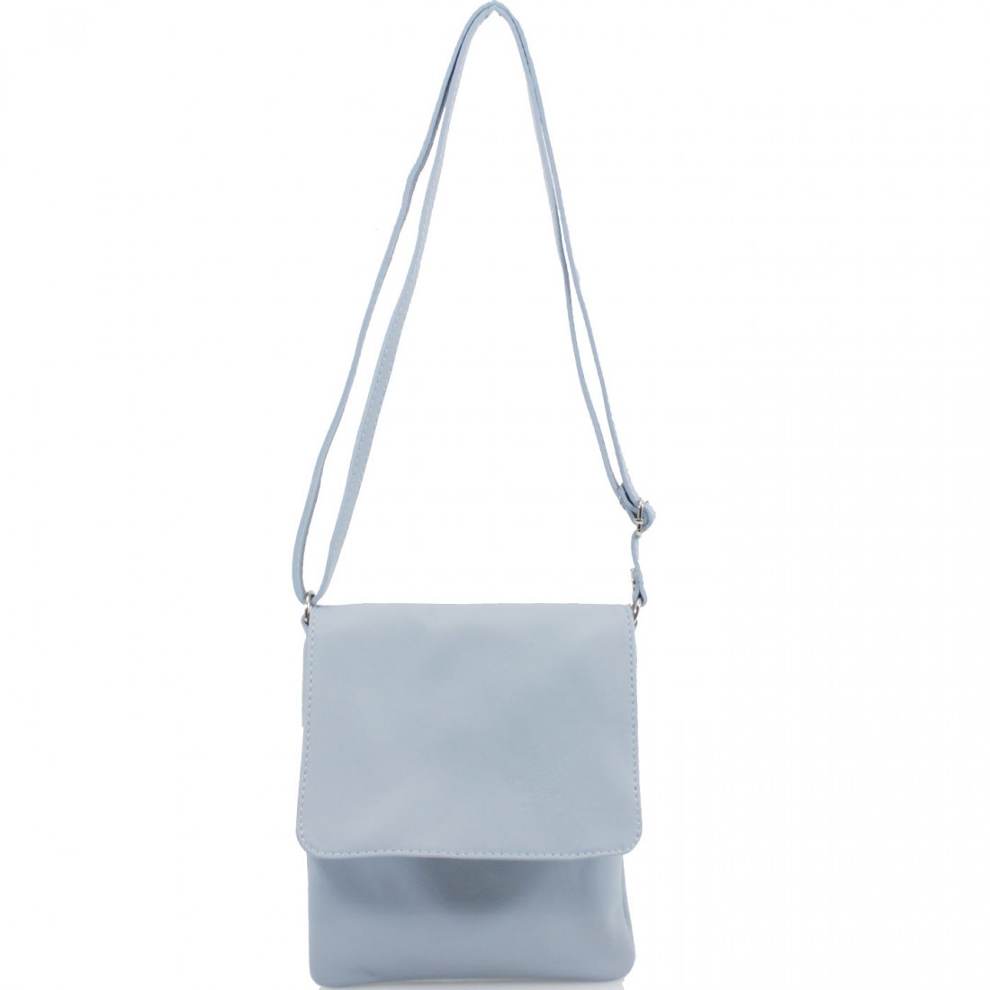 Women Small Genuine Italian Vera Pelle Leather VPZ1 Flap Cross Body ...