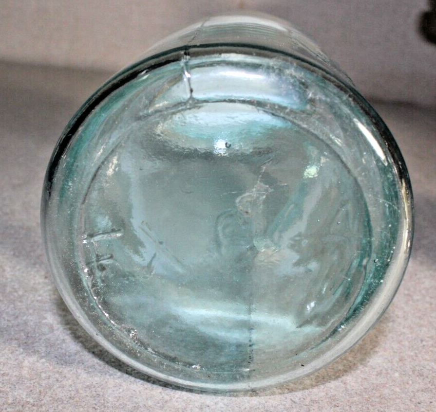 1858 Masons Jar Patent NOV. 30th CFJ Co Light Blue | eBay