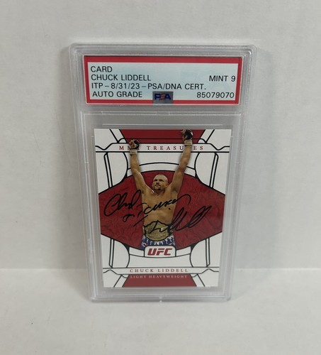 Chuck Liddell Signed ITP UFC MMA Treasures PSA/DNA AUTO GRADE | eBay