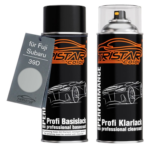 Autolack Spraydosen Set für Fuji Subaru 39D Brilliant Silver Metallic ...