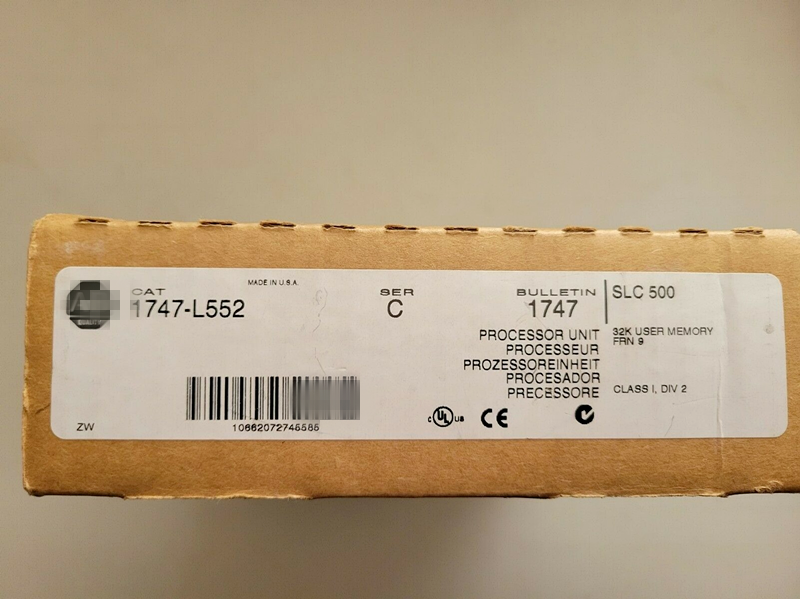 New Sealed AB 1747-L552 /C SLC 500 SLC 5/05 CPU Processor Unit 1747L552 ...
