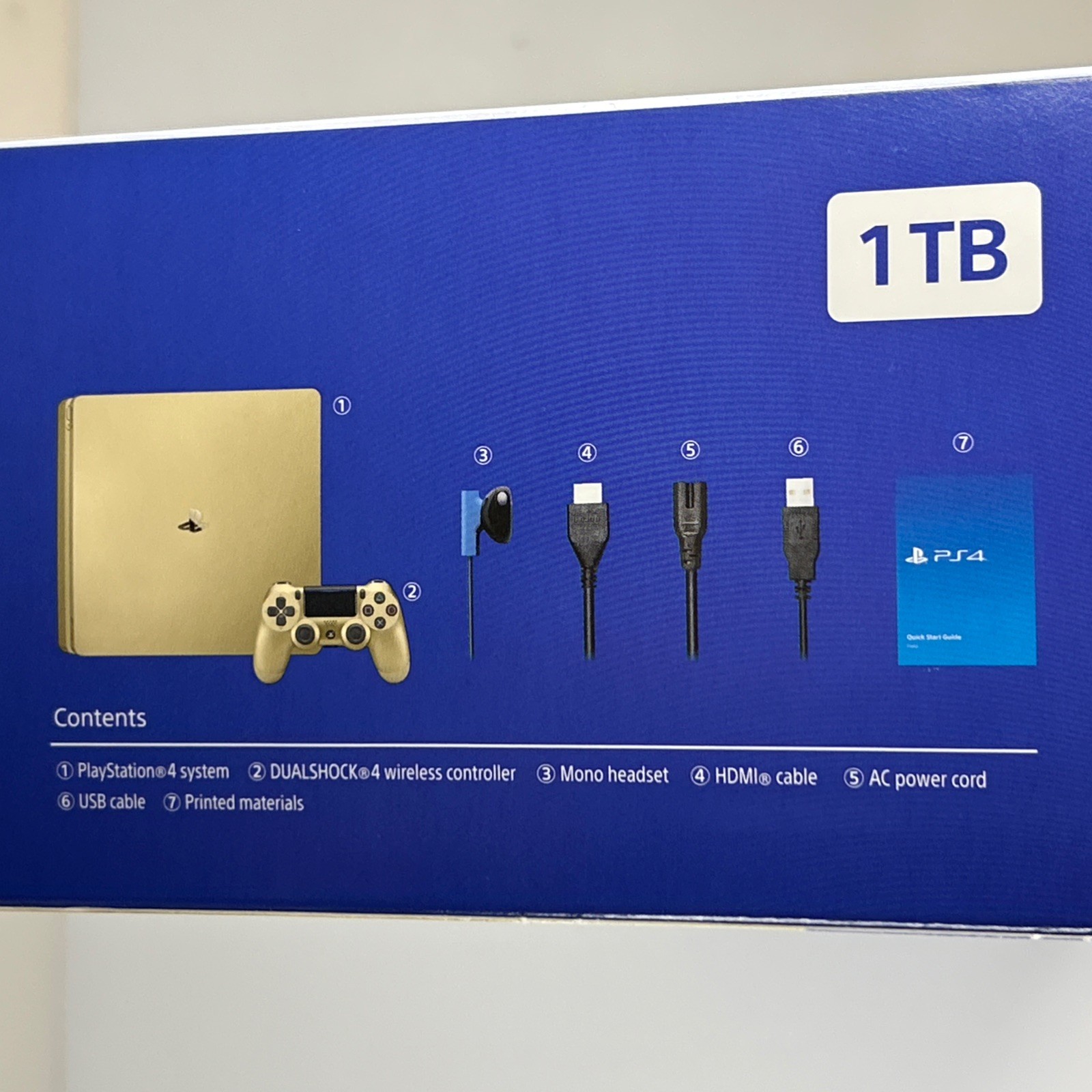 Sony 3002191 PlayStation 4 Slim Limited Edition 1TB Gaming Console ...