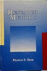 Research Methods - Hardcover By Dane, Francis C - GOOD 9780534098643| eBay