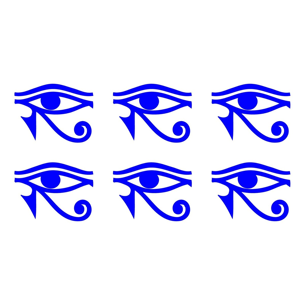24 Eye Of Ra Symbol Egyptian Vinyl Sticker