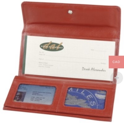 Derek Alexander Allante Tri-Fold Check Book CreditCard Wallet AZ456 ...