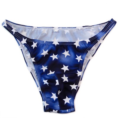 K377 PW String Bikini String Narrow waist Body Posing Flag Stripes ...