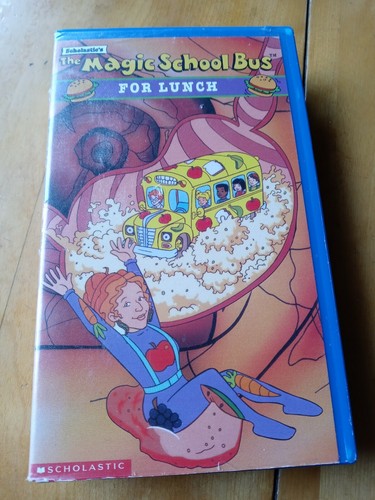 THE MAGIC SCHOOL BUS FOR LUNCH VHS Video Home Tape in Clamshell Case | eBay