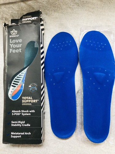 Spenco Total Support Max Shoe Insoles Men’s Size 5 (12-13) OPEN BOX | eBay