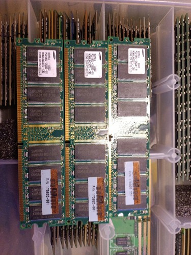 3x512MB Samsung DDR1 RAM PC2100U 266MHz CL2.5 Desktop Memory ...