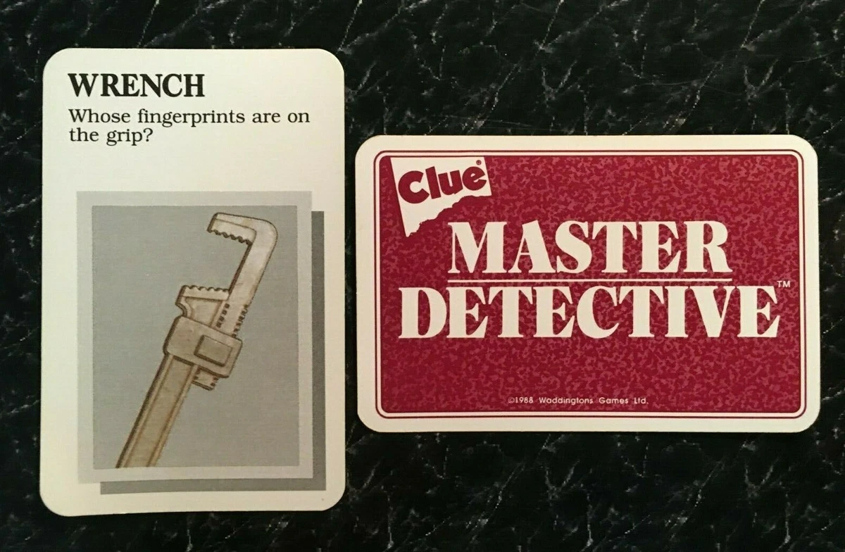 Clue Game Piece Wrench