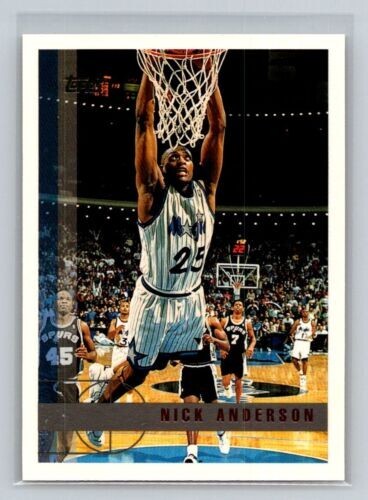 1997-98 Topps #215 Nick Anderson Orlando Magic Basketball Card | eBay