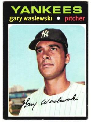 1971 Topps Baseball #277 Gary Waslewski New York Yankees - VG+ | eBay