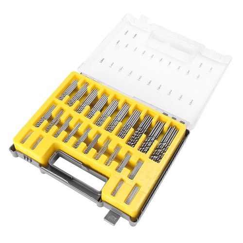 0.4-3.2mm Mini Twist Drill Bit With Case Micro Power High Speed Steel ...