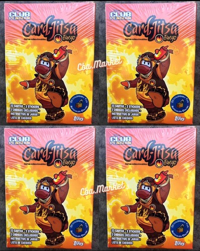 4 Boxes 🔥 Topps Disney 💥 CLUB PENGUIN 💥 Cards JITSU FIRE TCG 🔥🔥🔥 | eBay