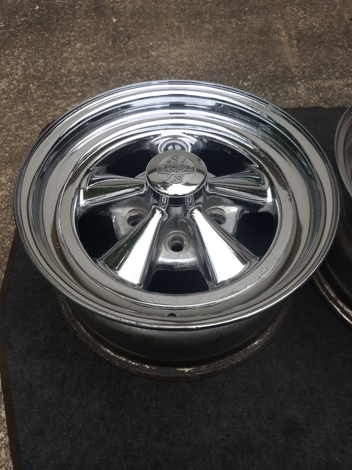 Cragar SS Wheels 15x7 Vari-Fit Chevy-Ford-Mopar Pair | eBay
