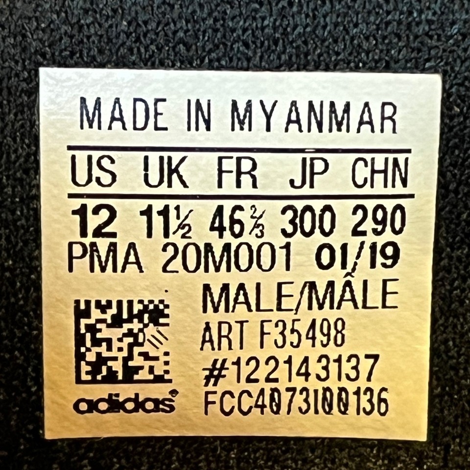 Adidas Copa 19.4 FG Soccer Football Cleats Black Red Mens 12 UK 11.5 EU ...