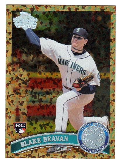 2011 Topps Update SP Cognac Diamond Blake Beavan RC Seattle Mariners # ...