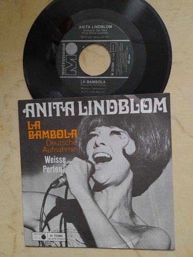 ANITA LINDBLOM La Bambola / Perle Bianche *1966 DISCO METRONOME TEDESCO ...