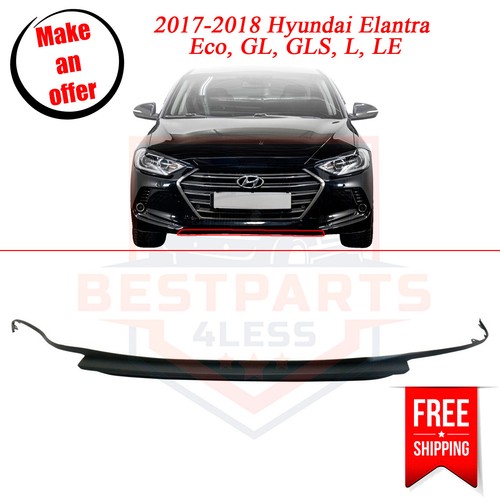 Front Valance HY1095107 lower for 2017-2018 Hyundai Elantra Eco, GL ...