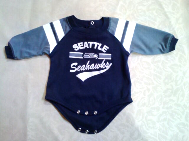 Seattle Seahawks Infant 1 Piece Toddler NFL Team Apparel, Size 0/3 ...