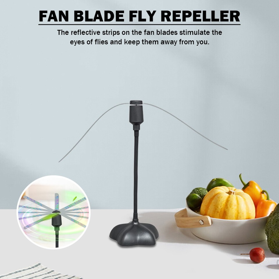 Fly Repellent Fan Pest Control Battery Operated Insect Killer | eBay UK