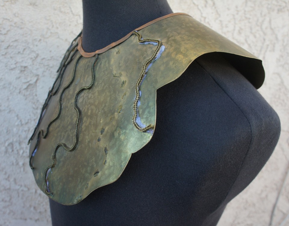 JOHN CARTER Movie Prop Metal custom Necklace Collar roman armor ...