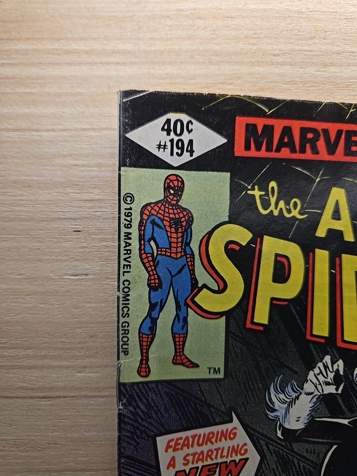 AMAZING SPIDER-MAN #194 1979 MARVEL COMICS 1ST APPEARANCE OF BLACK CAT ...