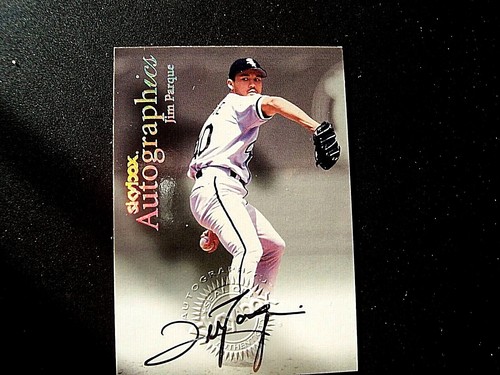 Jim Parque Chicago White Sox 1999 Skybox Autographics Certified ...