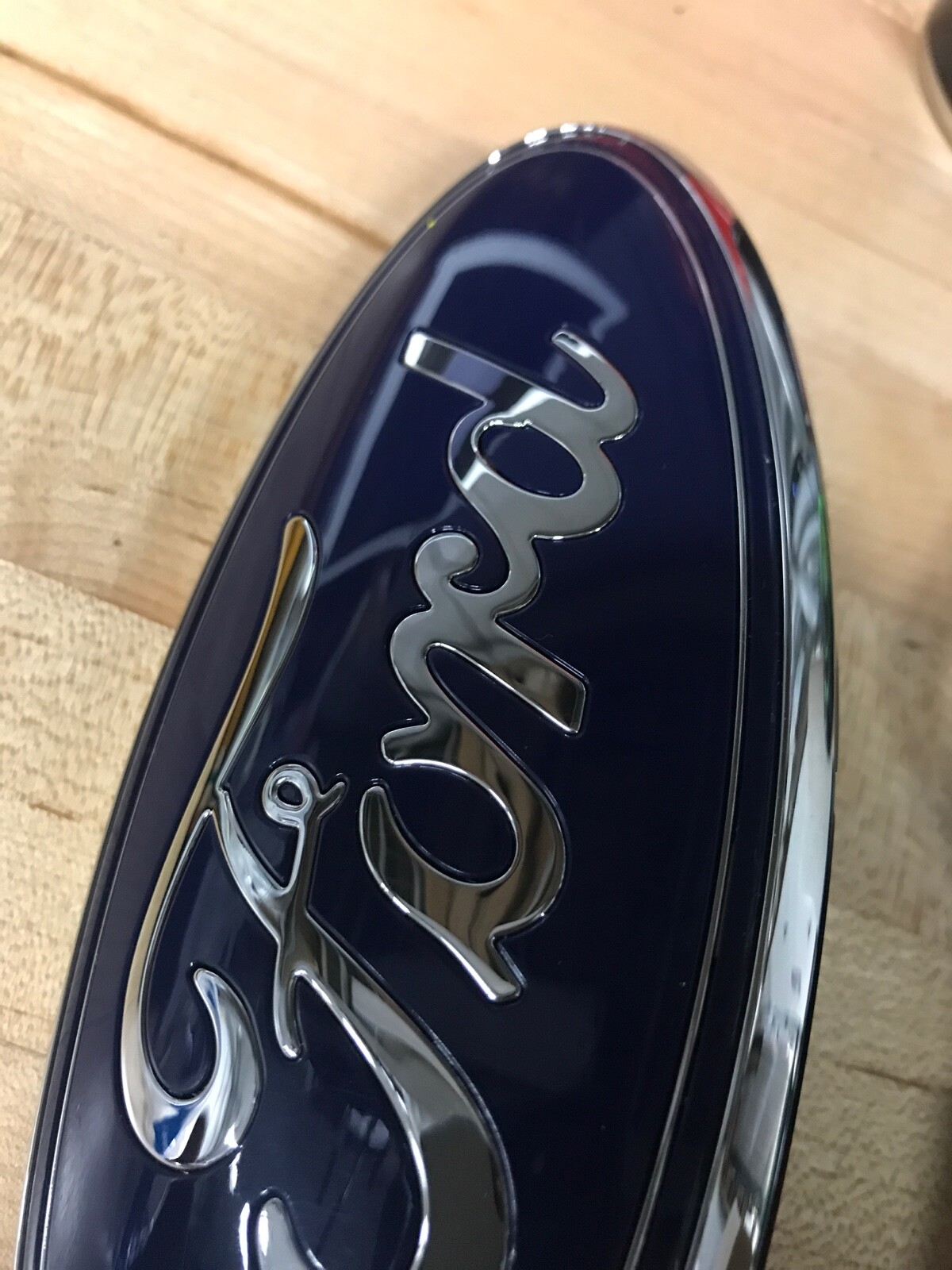 Ford Badge and Name Plate Part Number 5354548 BLUE OVAL BADGE EMBLEM | eBay