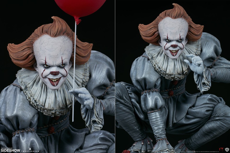 PENNYWISE Maquette/statue~IT movie~Tweeterhead~Skarsgard~Halloween ...