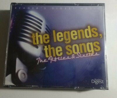 The LEGENDS THE SONGS Fifties & Sixties 2010 4 CD Set Readers Digest ...
