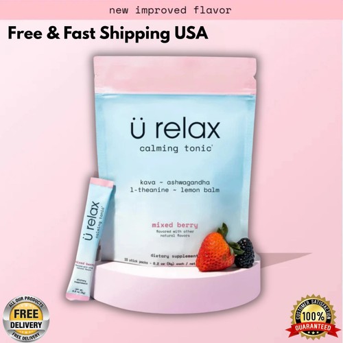 U Relax Calming Co - Mixed Berry Flavored 15 Sticks Pack - Brand New | eBay