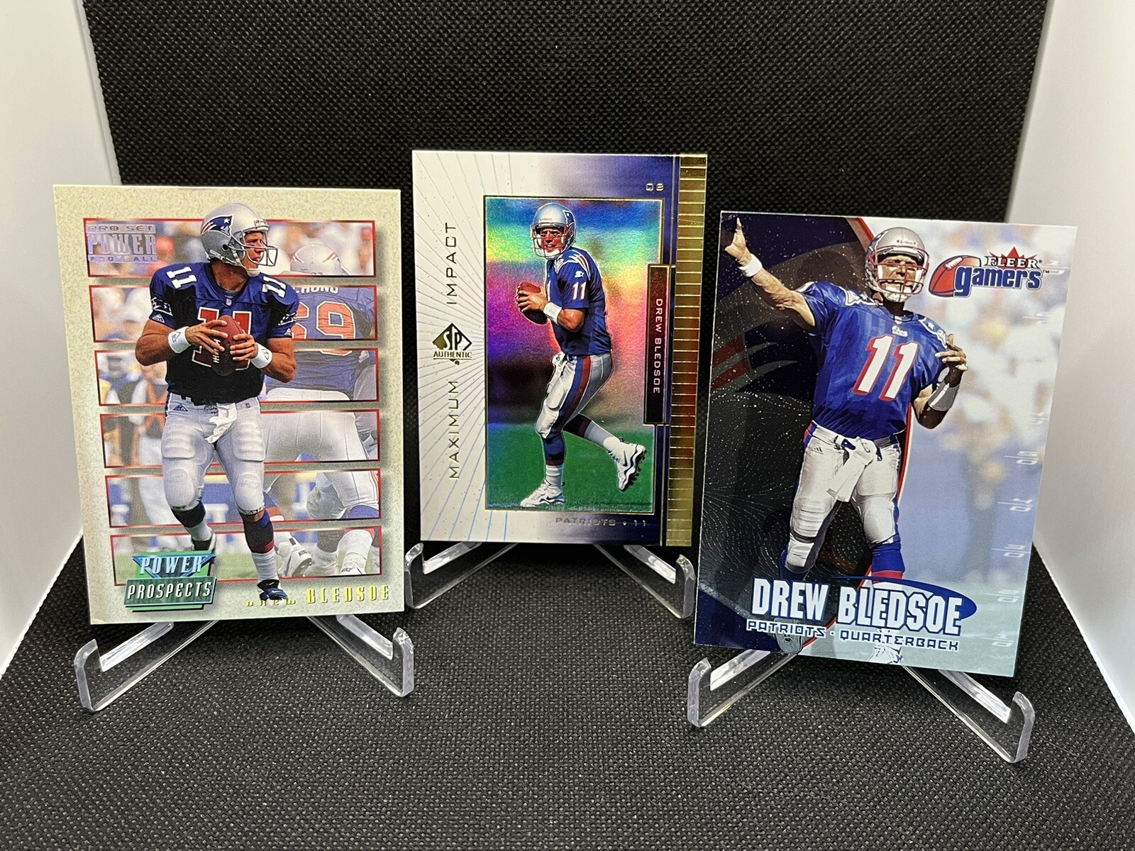 Drew Bledsoe | 6 Card Lot — Pro Set Prospects Fleer Topps UD | NFL QB ...