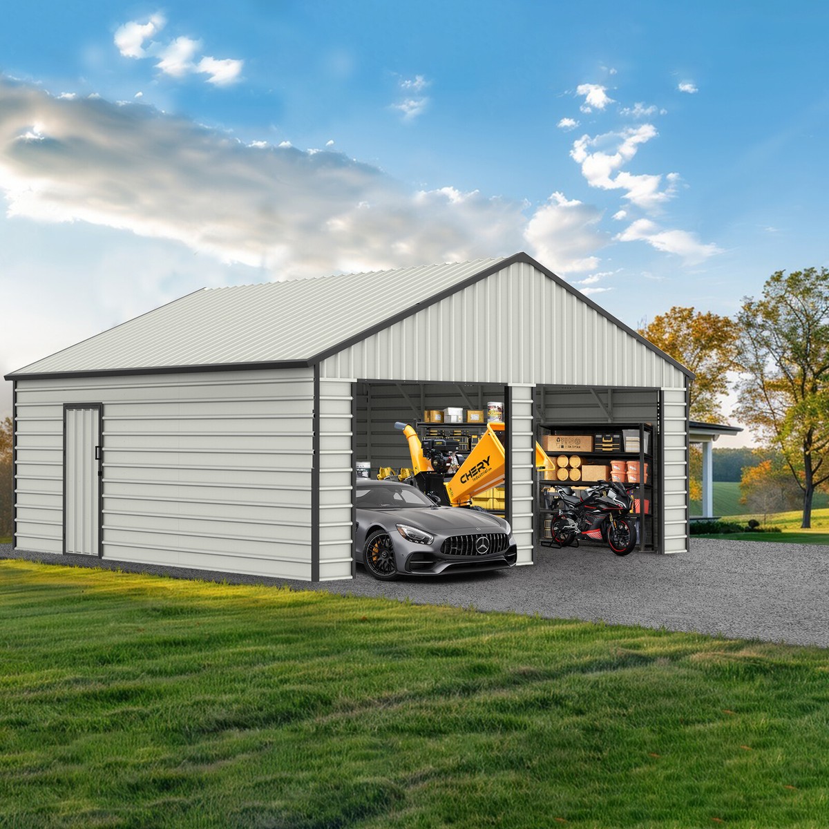 Carport With Storage Shed Outdoor Storage Shed And Carport Canopy: