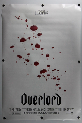 Overlord 2018 Double Sided Original Movie Poster 27" x 40" | eBay