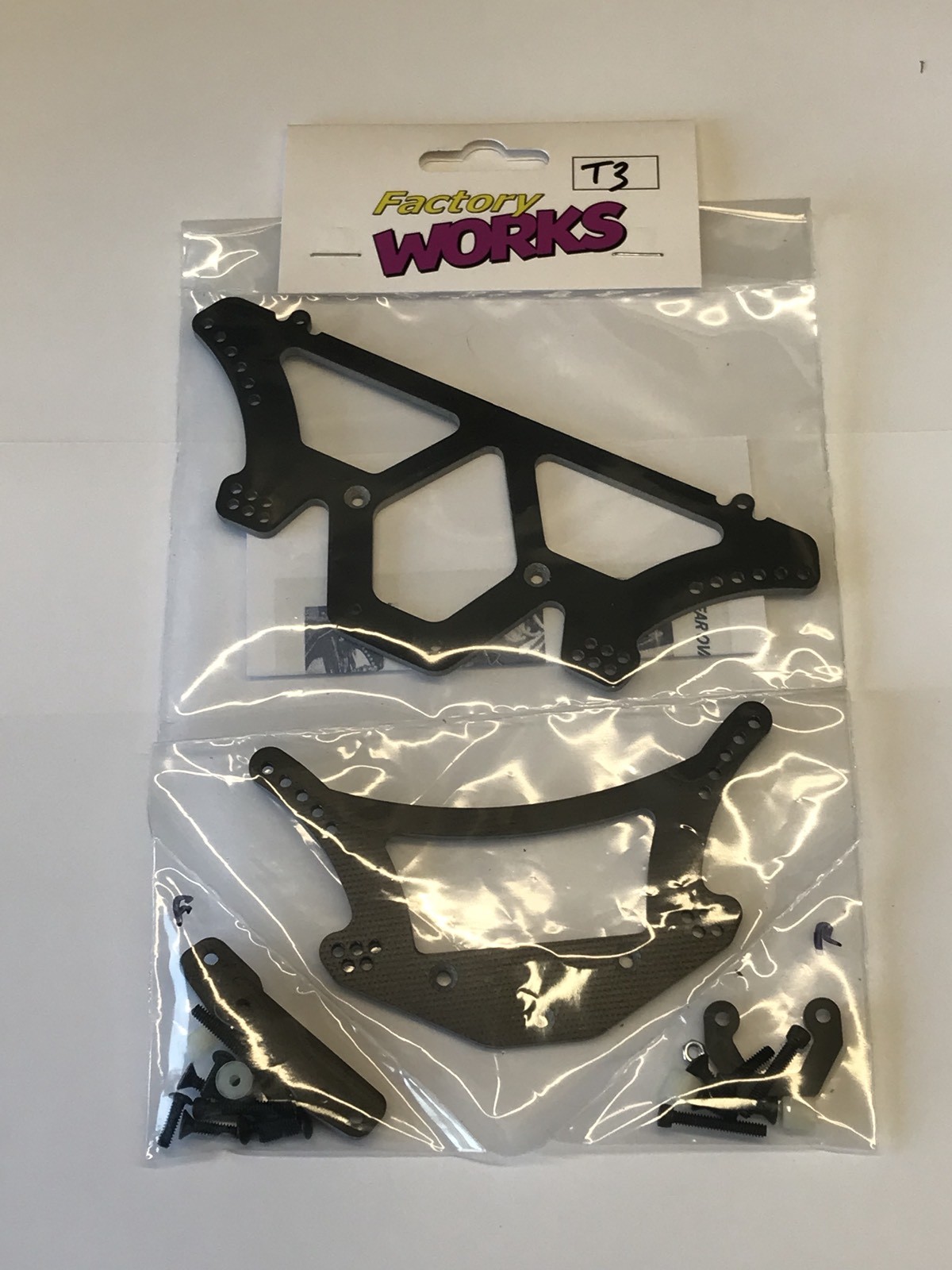 Factory Works RC10T3 T3 Lowering Kit For Oval and On-Road Touring Car ...
