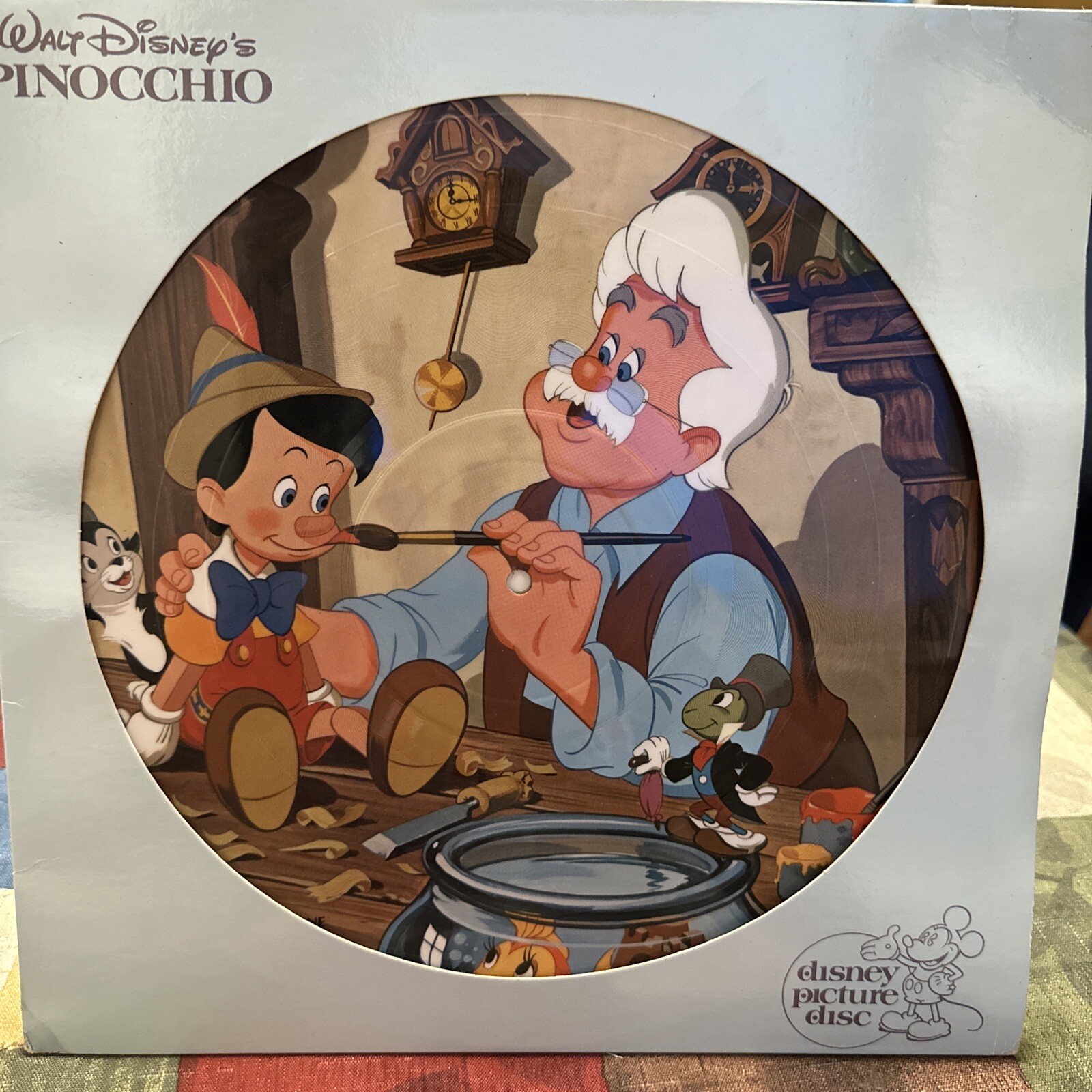 The Disney Picture Disc Vinyl Collection ,Pinocchio And Lady And The ...