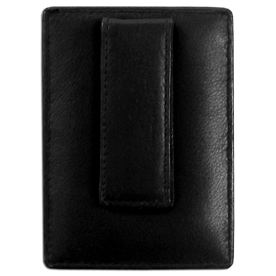 Seattle Mariners MLB Fine Grain Leather Cardholder Money Clip Wallet ...