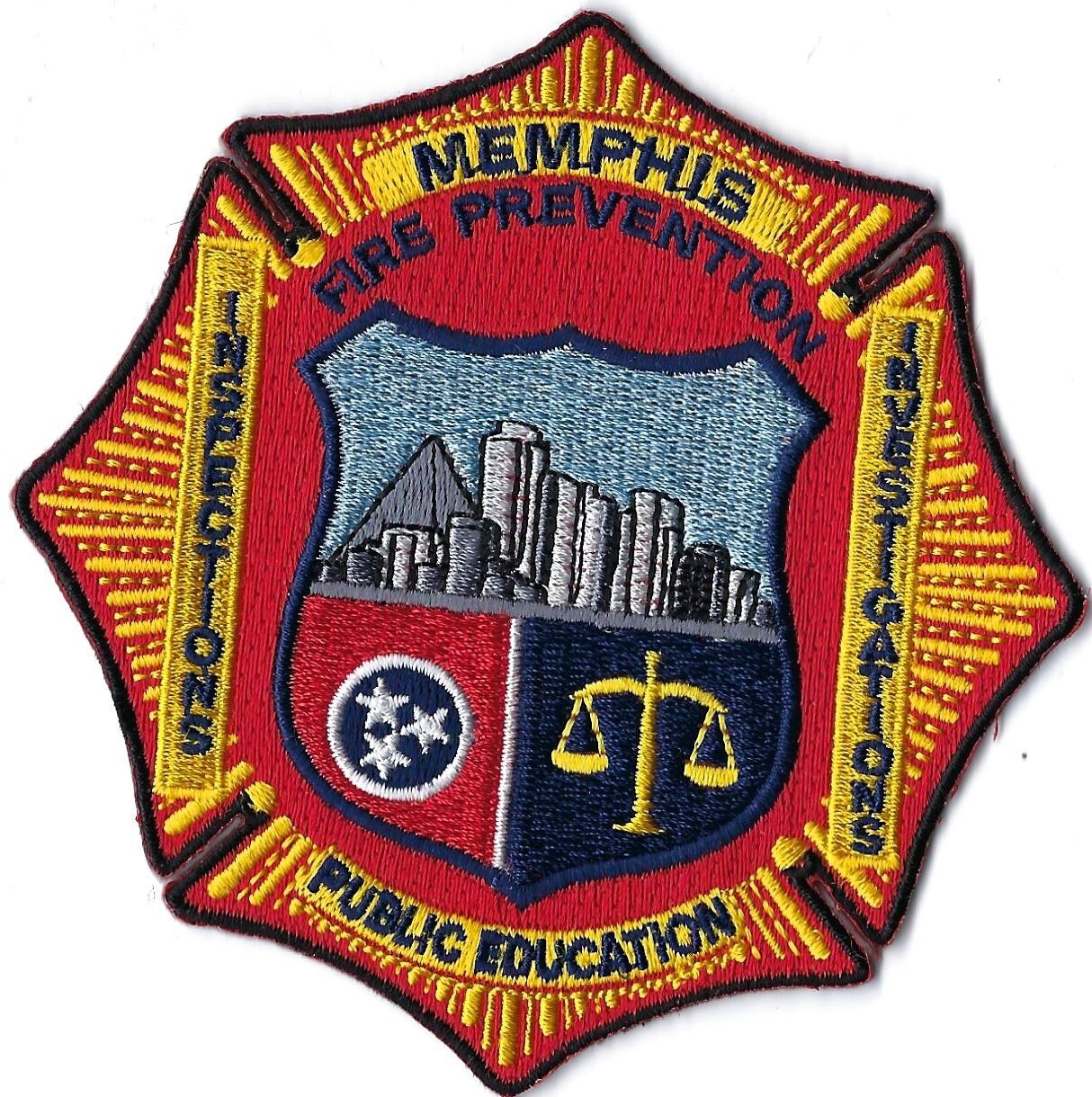 MEMPHIS TENNESSEE FIRE DEPARTMENT PATCH | eBay