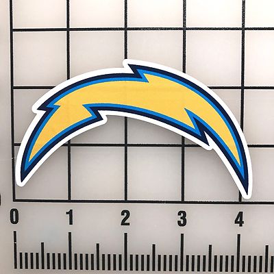 San Diego Chargers 4" Wide Multi-Color VInyl Decal Sticker - BOGO | eBay