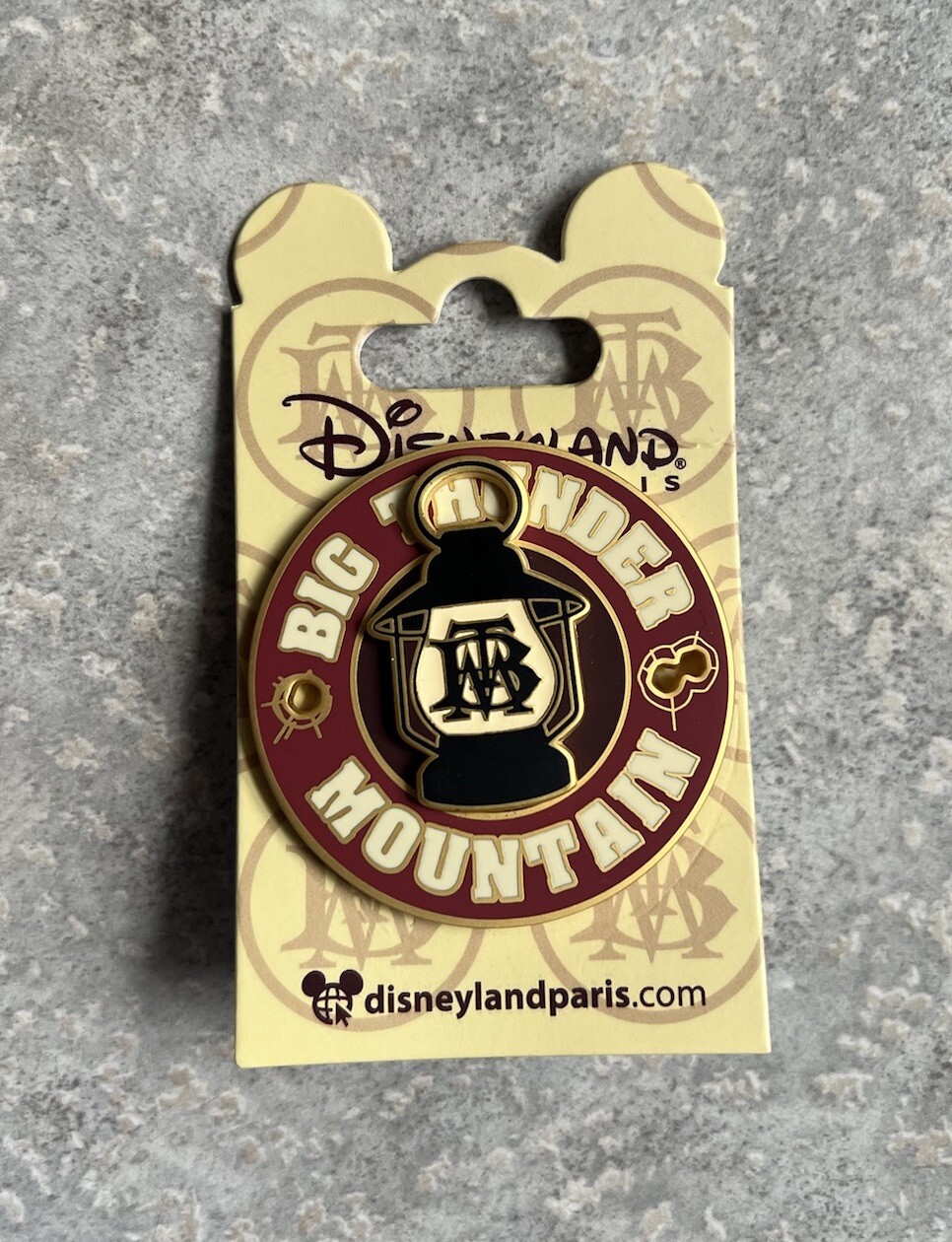 New DLP DLRP Disney Paris Big Thunder Mountain Railroad Lantern Logo ...