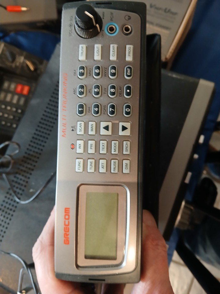 GRECOM PSR-410 Multi Trunking Desktop Radio Scanner Gray PSR-410 Model ...