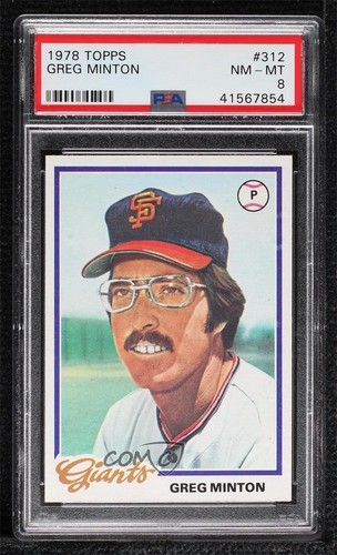1978 Topps Greg Minton #312 PSA 8 | eBay